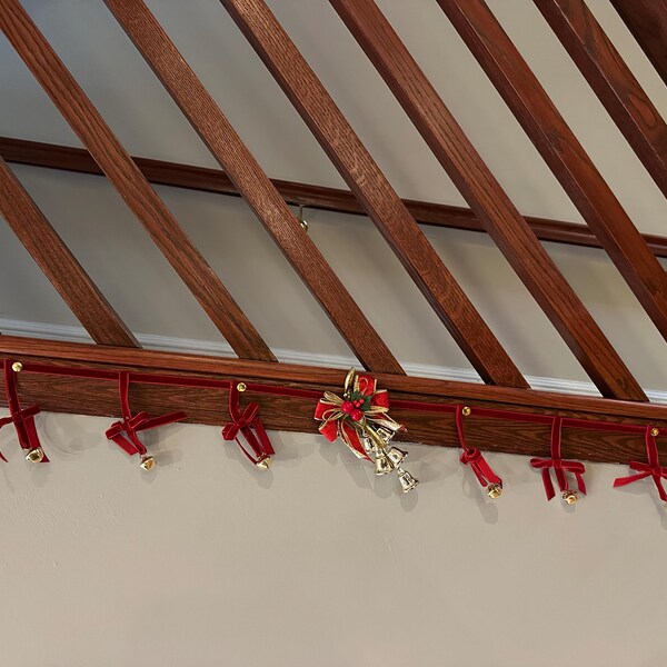 Handmade Velvet Elegance: Jingle Bell Symphony for Your Christmas Tree ...