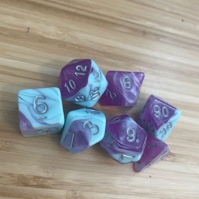 Aether Flow Translucent Dice Set for Dungeons & Dragons - Etsy