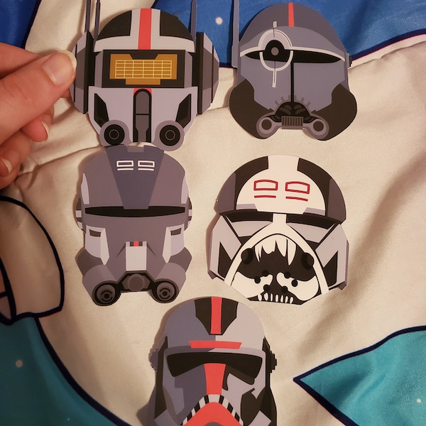 Bad Batch Helmet Stickers - Etsy
