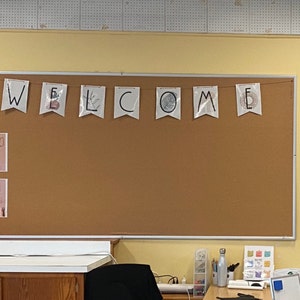 BOHO VIBES Bulletin Board Banners Neutral Classroom Bunting Editable ...