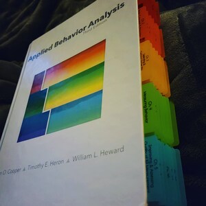 SNABAFIED Cooper Tabs BCBA Exam Study Materials Cooper Textbook Tabs ...