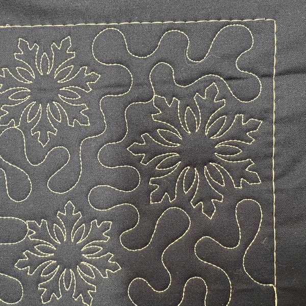 Snowflake Quilting Embroidery Design, Snowflake Quilting Block, Winter ...