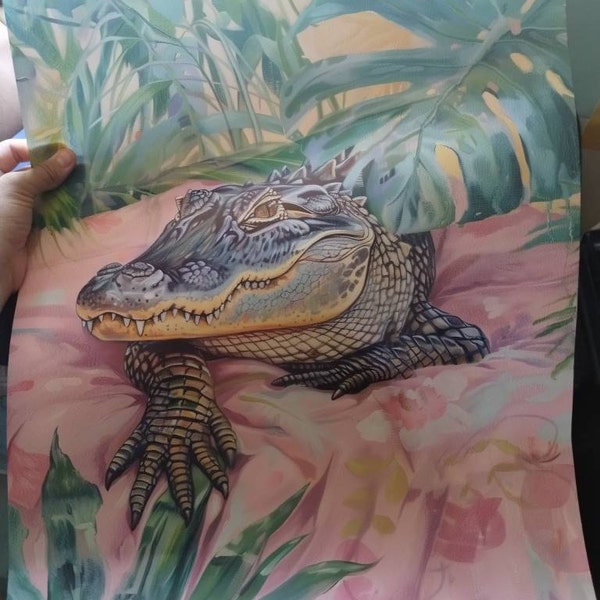 Coquette Room Decor, Cheetah With A Pink Bow, Wall Art Print, Girly ...