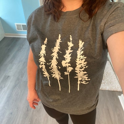 Pine Tree Shirt, Pine Tree T Shirt, Hiking T Shirt, Mountains Shirt ...