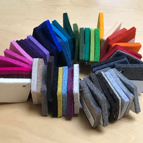5mm 100% Merino Wool Felt Samples - Etsy