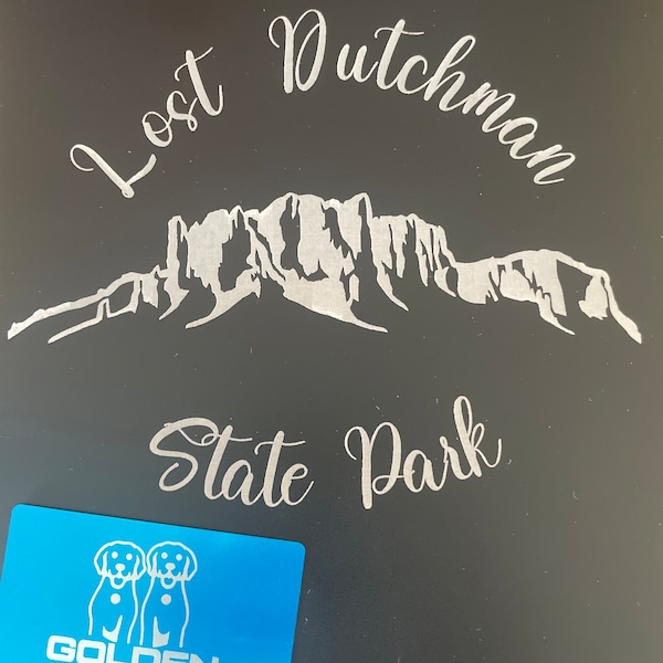 Superstition Mountains SVG Outline | Digital Cut File | Superstition ...