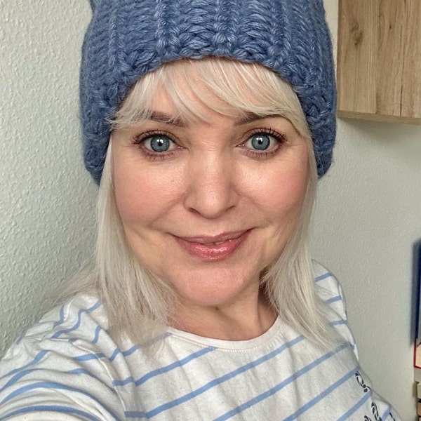 Oversized Turtleneck Sweater, Warm Mohair Wool Sweater, Baggy Sweater ...