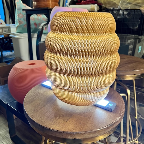 Lunfardo Bee Hive Lamp Shade | Home Decor | Gift Idea | Geometric ...