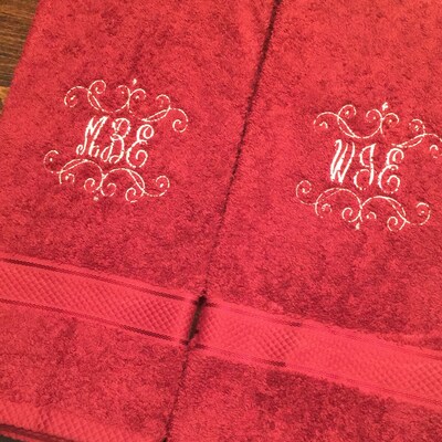 Elegant Monogram Font Frame Machine Embroidery Design 4 Sizes - Etsy