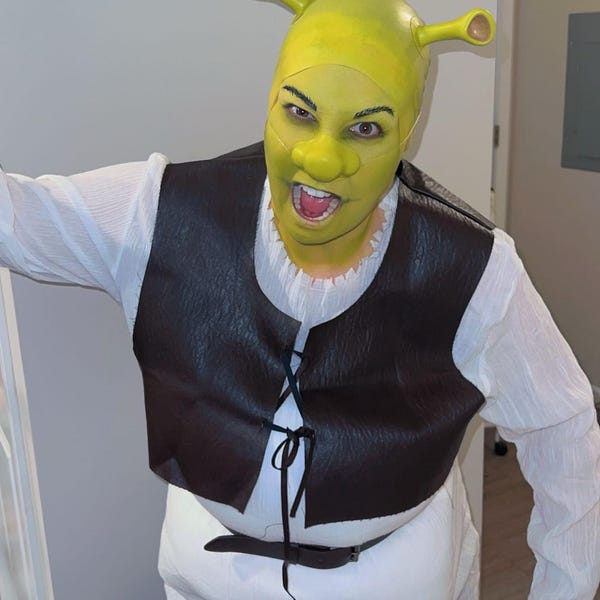 Ogre Nose, Shrek/fiona, LATEX, Junior/adult With Clear Elastic Strap - Etsy