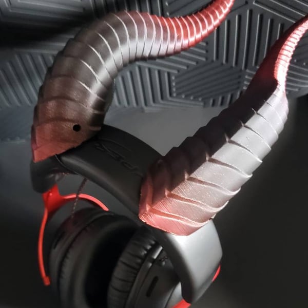 Dragon Horns for Headset | 3D Printed Horns for Headphones | Satyr Horn ...