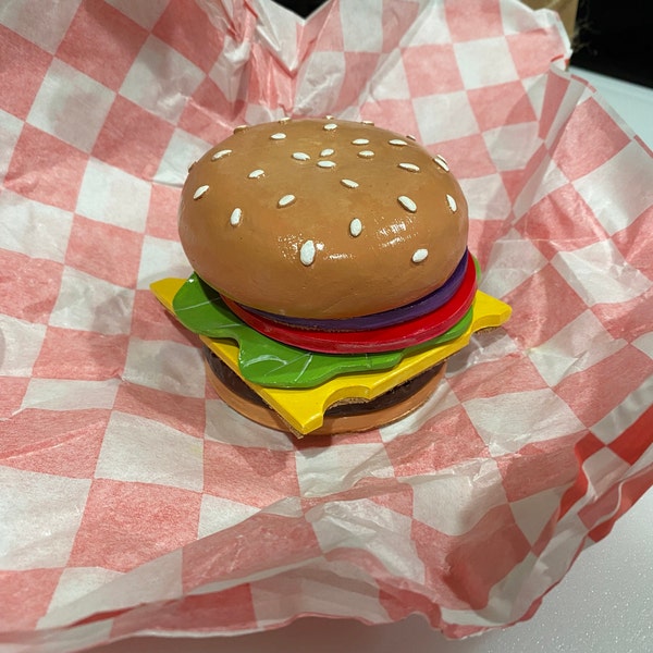 Unique Coaster Set Cheeseburger Coaster Set of 6 Coasters Unique ...