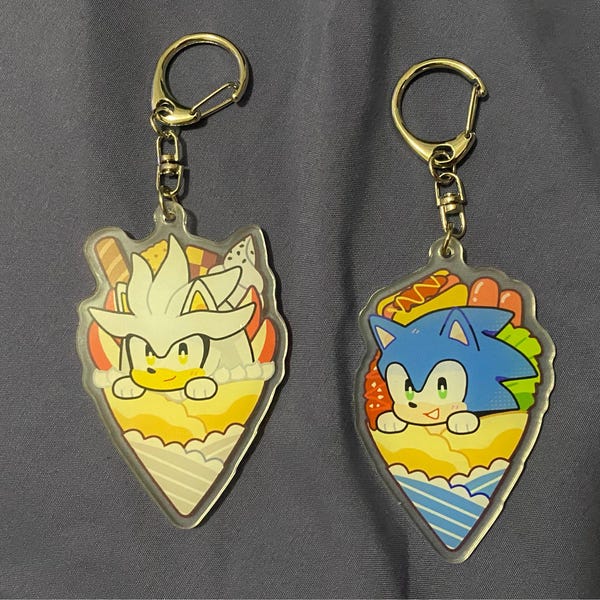 Sonic Crepes Keychains - Etsy