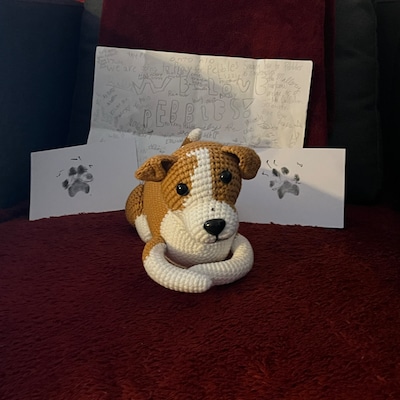 Custom Stuffed Dog, Custom Dog Plush, Custom Crochet Dog, Custom Pet ...