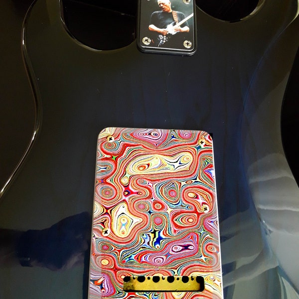 Custom Graphical Tremolo Cover Back Plate to Fit Fender Strat ...