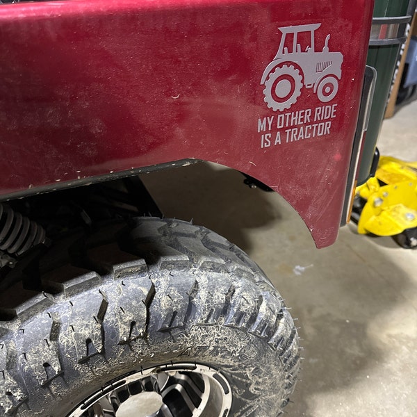 Tractor Decal | Tractor Sticker | Agricultural Decal | Farm Machinery ...