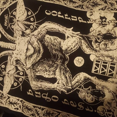 Insect Nun Black Metal Demon Back Patch - Etsy