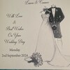 Handmade Personalised A5 Wedding Congratulations Card With Matching ...
