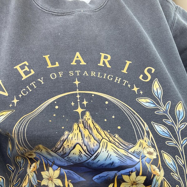Velaris Sweatshirt and Hoodie, A Court of Thorns and Roses Sweatshirt ...