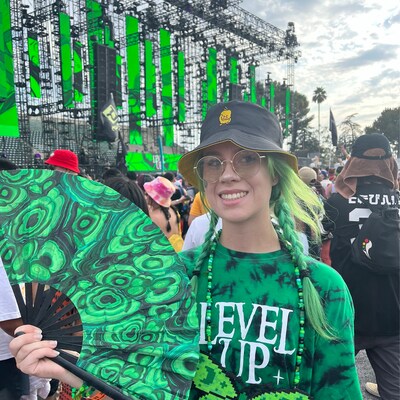 Pink Moo Moo Fan / Large Fan / Rave Accessory / Hand Fan / - Etsy