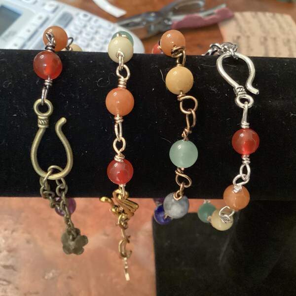 7 Chakra Bead Set, 8mm Round Crystal Beads, Chakra Crystal Set, Healing ...