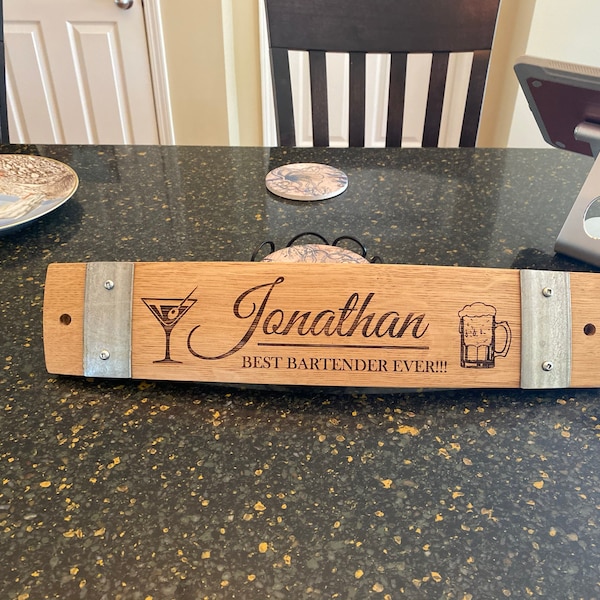 Wine Barrel Stave Signs - Etsy