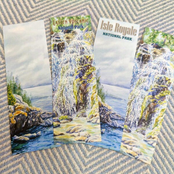 63 National Parks Printable Bookmarks, Watercolor Bookmarks, Watercolor ...