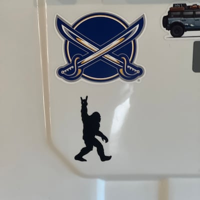 Sasquatch Foot Forest Decal - Etsy