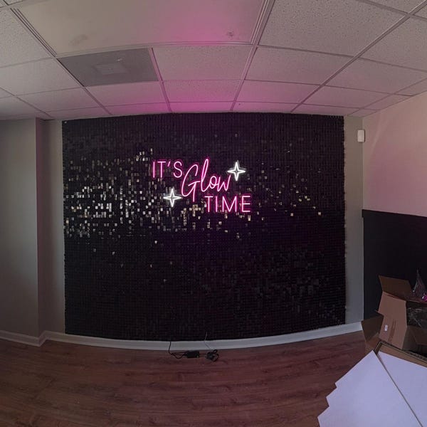 It's Glow Time Neon Sign, Botox Sign, Led Light Sign for Beauty Salon ...