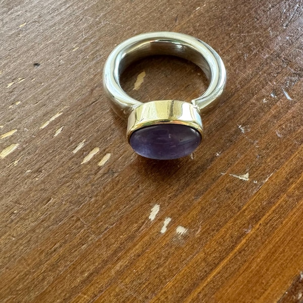 Sterling Silver Heart Dangle Charm Ring Love Ring for Her Silver ...