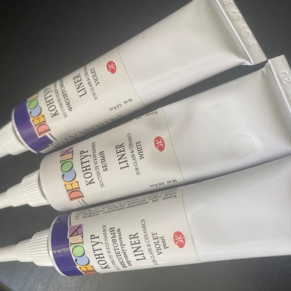 Acrylic Paint LINER Glass Ceramic DECOLA® Extra Fine Artist ...