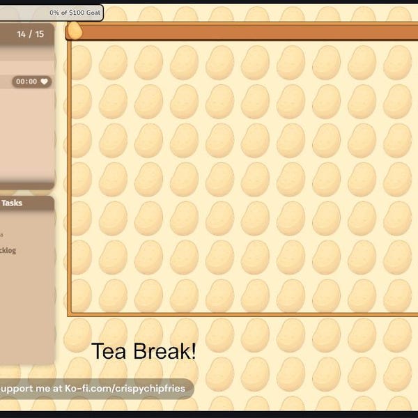 Basic Pngtuber Potato, 4 Transparent Pngs, Animated Kawaii Yellow ...