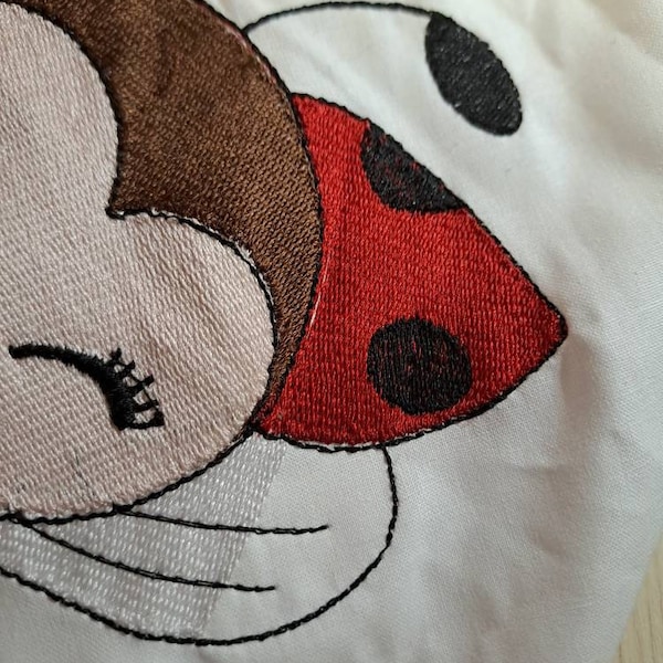 Cute Ladybug Machine Embroidery Design File 4 Sizes. Ladybird ...