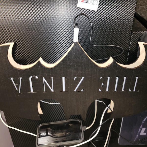 Custom Illuminated Address Number Sign, Metal Backlit Door Number,led ...