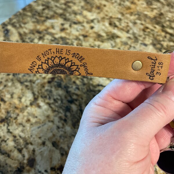 Engraved Leather Journal Aslan Course He Isn't Safe, but He's Good the ...