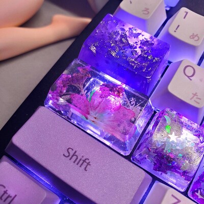 Leaf Typewriter Style RBG Keyboard With Number Pad and Wrist Rest - Etsy