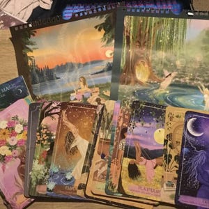 INTENTION MAGIC: Large Illustrated Intention Cards With Guidance ...