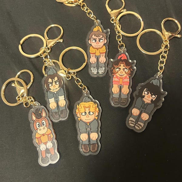 Tally Hall Acrylic Charms - Joe, Rob, Ross, Zubin, Andrew, Bora - Etsy
