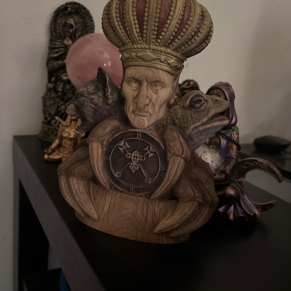 Bael, Baal God, Demon Statue, Altar Statue, Satan Statue Goetia ...