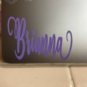 Laptop Stickers Laptop Decal Computer Decal Name Laptop - Etsy
