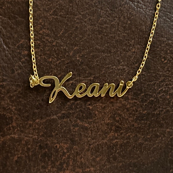Personalized Name Necklace • Dainty Custom Nameplate Necklace • Kids ...