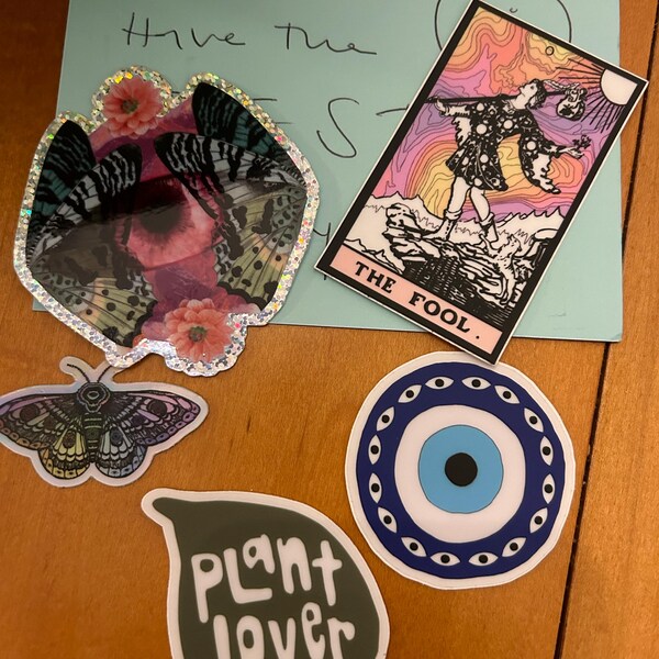 Evil Eye, Protection Symbol, Vinyl Sticker, All Seeing Eye, Holographic ...