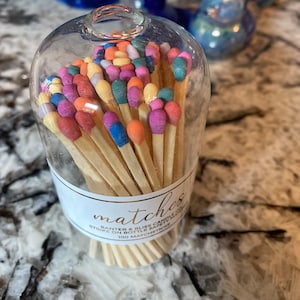 Refill Matchsticks Bundle of 100 Color Safety Matches to - Etsy