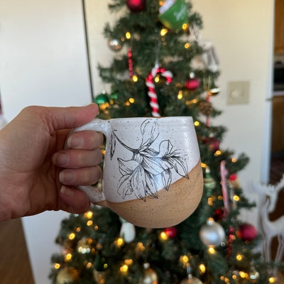 Round Bottom Mugs Handmade Ceramic Kitchenware Color Options - Etsy