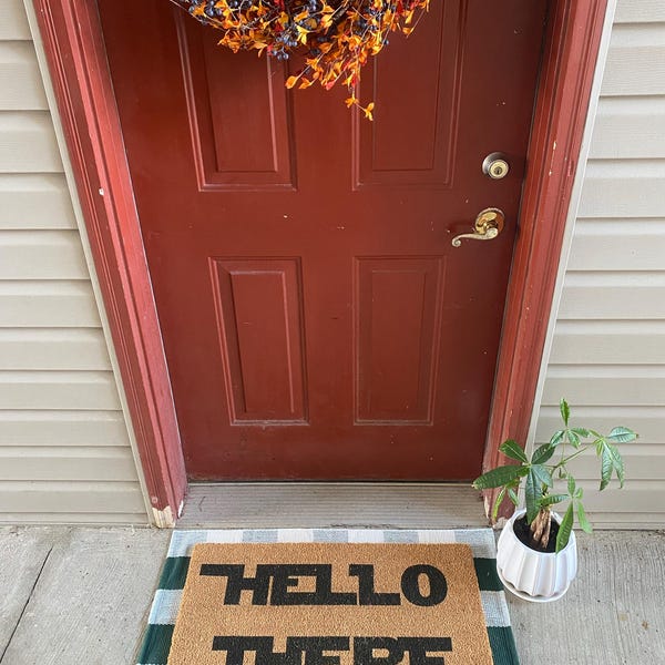 Bow Print Doormat Bows Pink Bows Gift for Her Welcome Mat Porch Decor ...