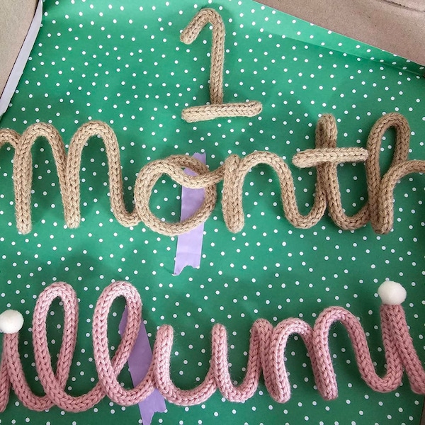 Baby Milestone Numbers Set (months, Numbers Only Not Including Days ...