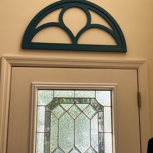 Arch Window, White Arched Farmhouse Frame, Faux Window Frame, Custom ...