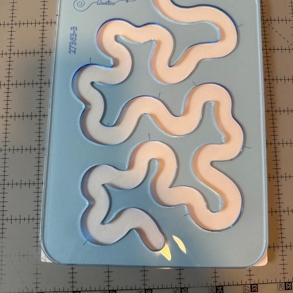 Meander, Stipple Quilt Ruler Template Design for Free-motion Quilting ...