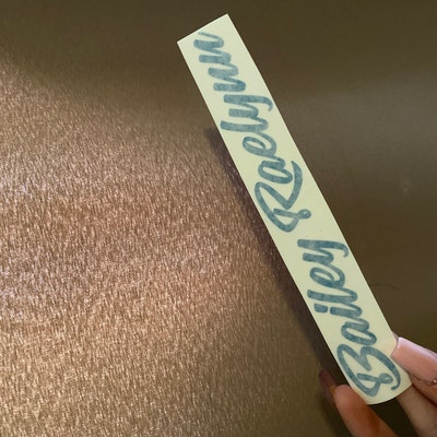 Custom Name Vinyl Decal Personalized Car Window Windshield Text Sticker ...