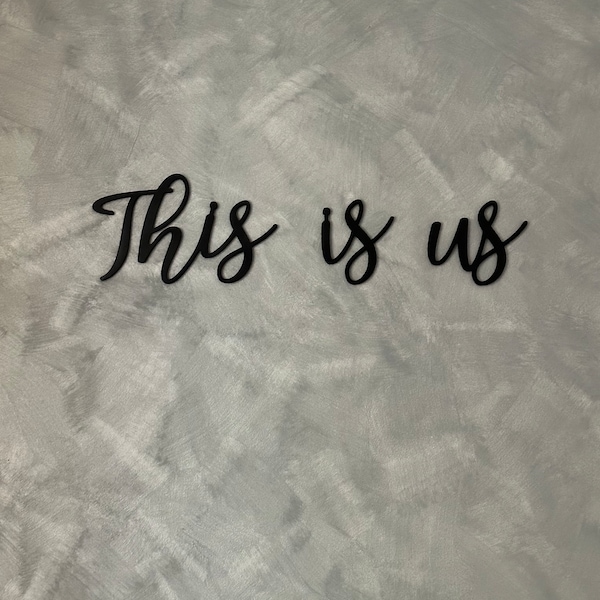 This is Us Wood Sign | Rustic Home Decor | This is Us Wall Decor Sign ...